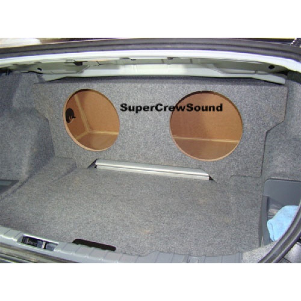 BMW 3 Series Sedan or Coupe 06 - 2012 Subwoofer Enclosure W/ Amp Area