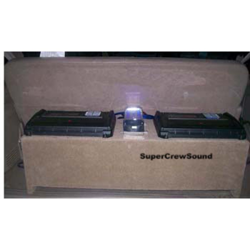 Sport Utility Vehicle Dual Subwoofer Box