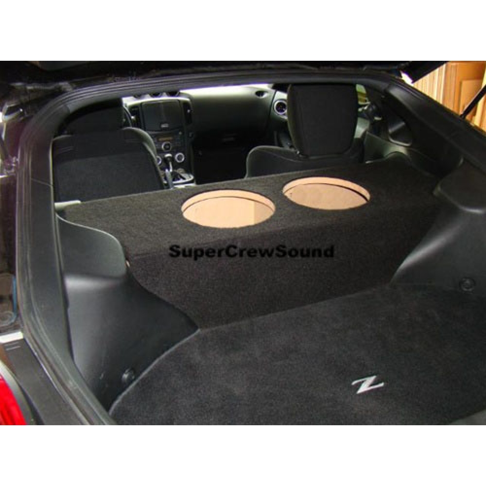 Nissan 370Z Dual Upfire Subwoofer Enclosure