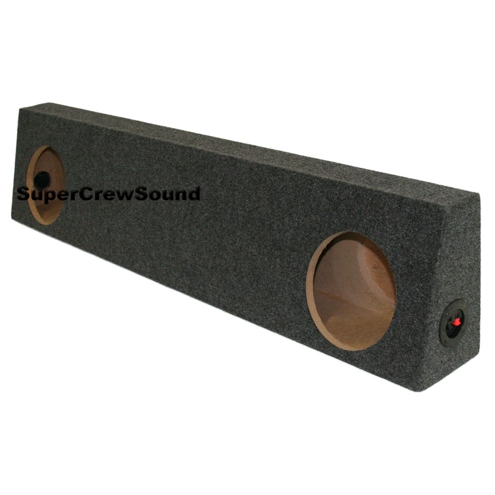 Nissan Frontier Crew Cab 04 & down Lg Dual Subwoofer Box